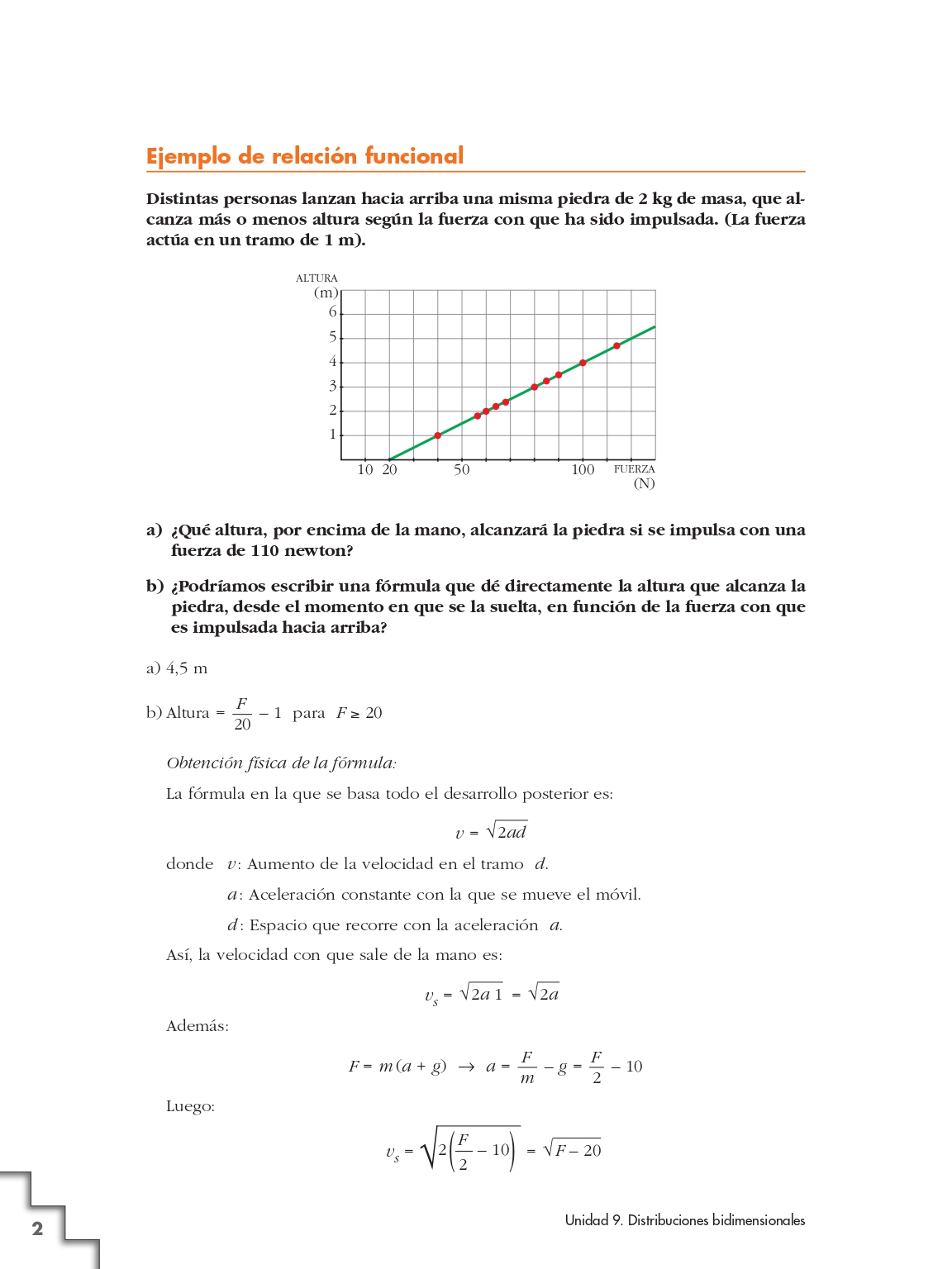 EJERCICIOS MATEMÁTICAS APLICADAS A LAS CC SS 1º BACH – TEMA 9 DISTRIBUCIONES BIDIMENSIONALES ...