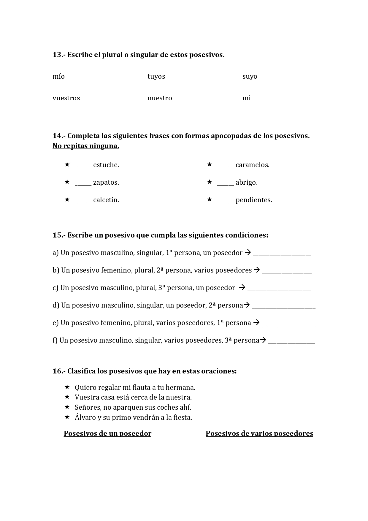 FICHA EJERCICIOS – ADJETIVOS POSESIVOS_page-0007