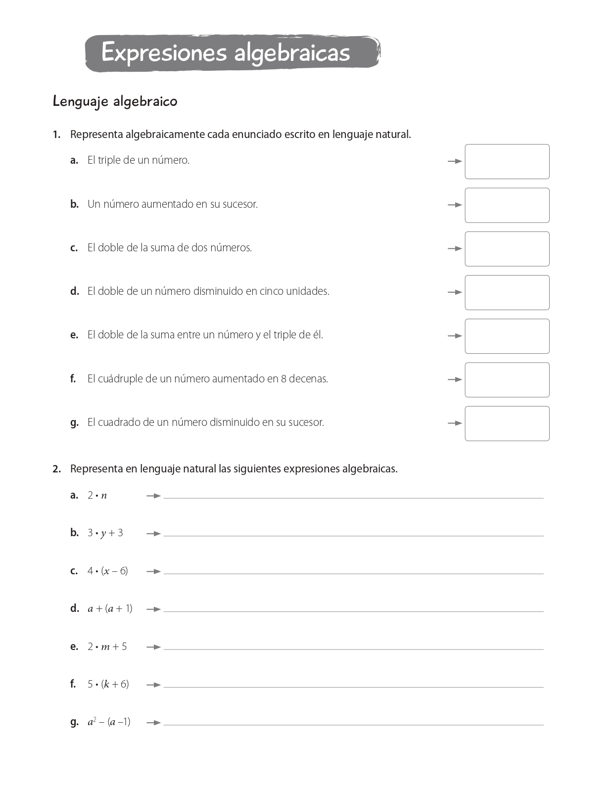FICHA EJERCICIOS – EXPRESIONES ALGEBRAICAS 1_page-0001