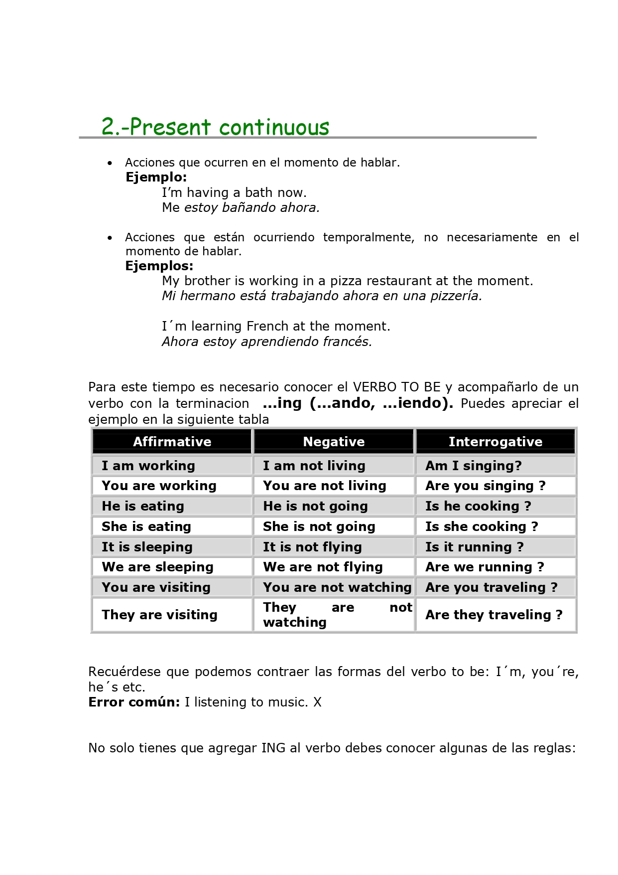 FICHA EJERCICIOS – PRESENT CONTINUOUS 1_page-0001