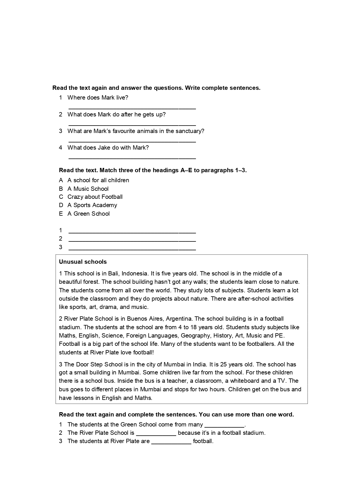 Ficha Ejercicios Reading Page 0002